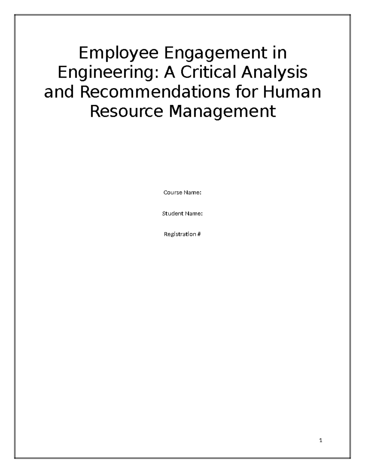 Hunain-HRMS-V2 - NOtes - Employee Engagement in Engineering: A Critical ...