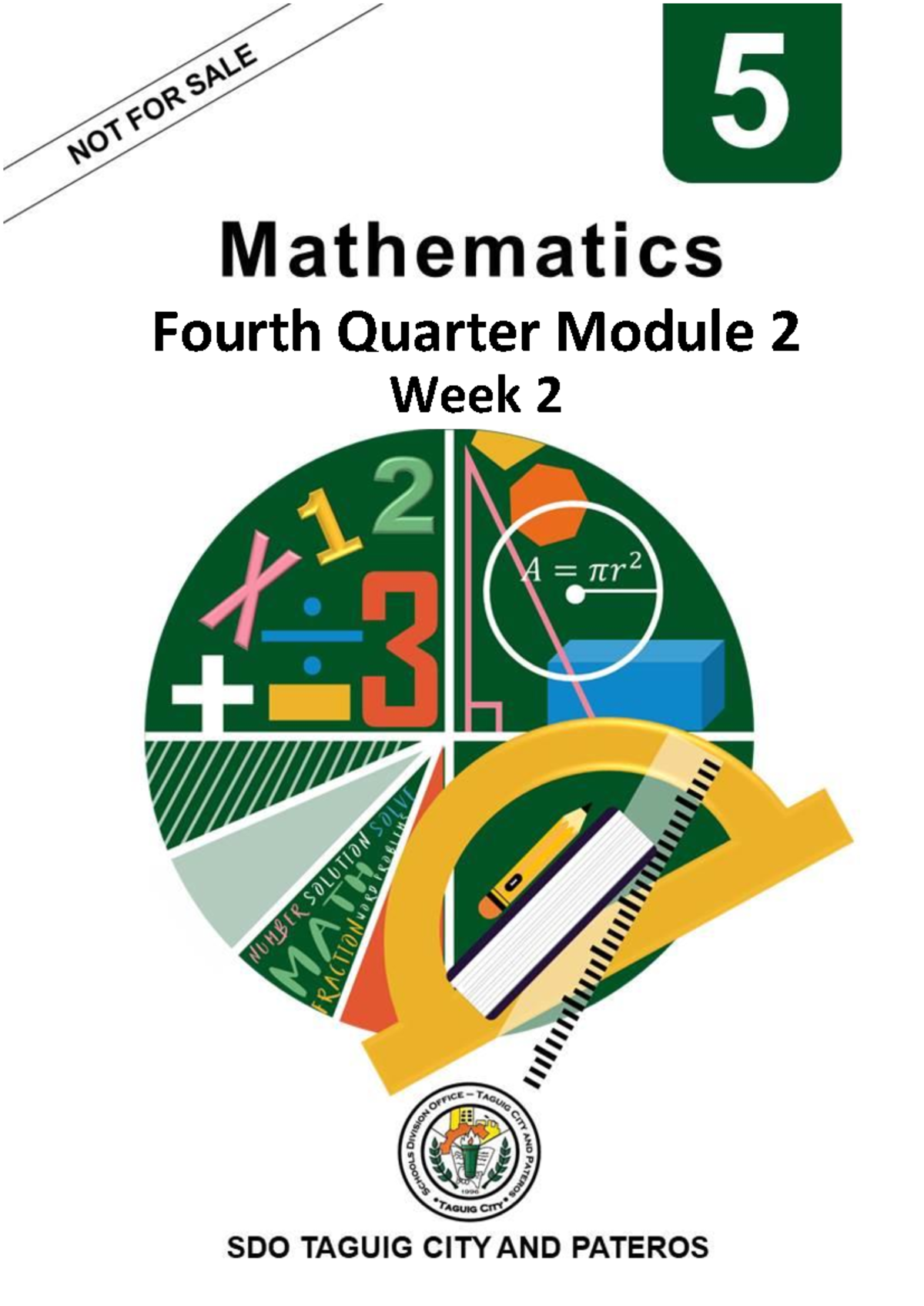 Hybrid-Math-5-Q4-M2-W2-1 - Fourth Quarter Module Week Introductory Message For the facilitator ...