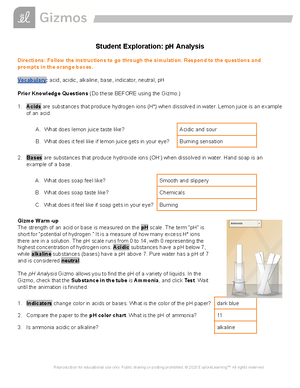 Gizmos Phase Changes HC - Student Exploration: Phase Changes Directions: Follow the instructions ...