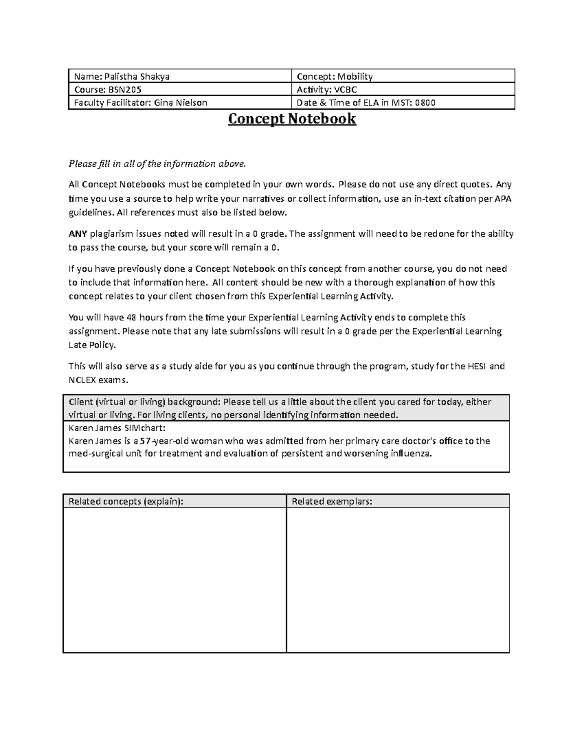 Concept Notebook Template - Name: Palistha Shakya Concept: Mobility ...