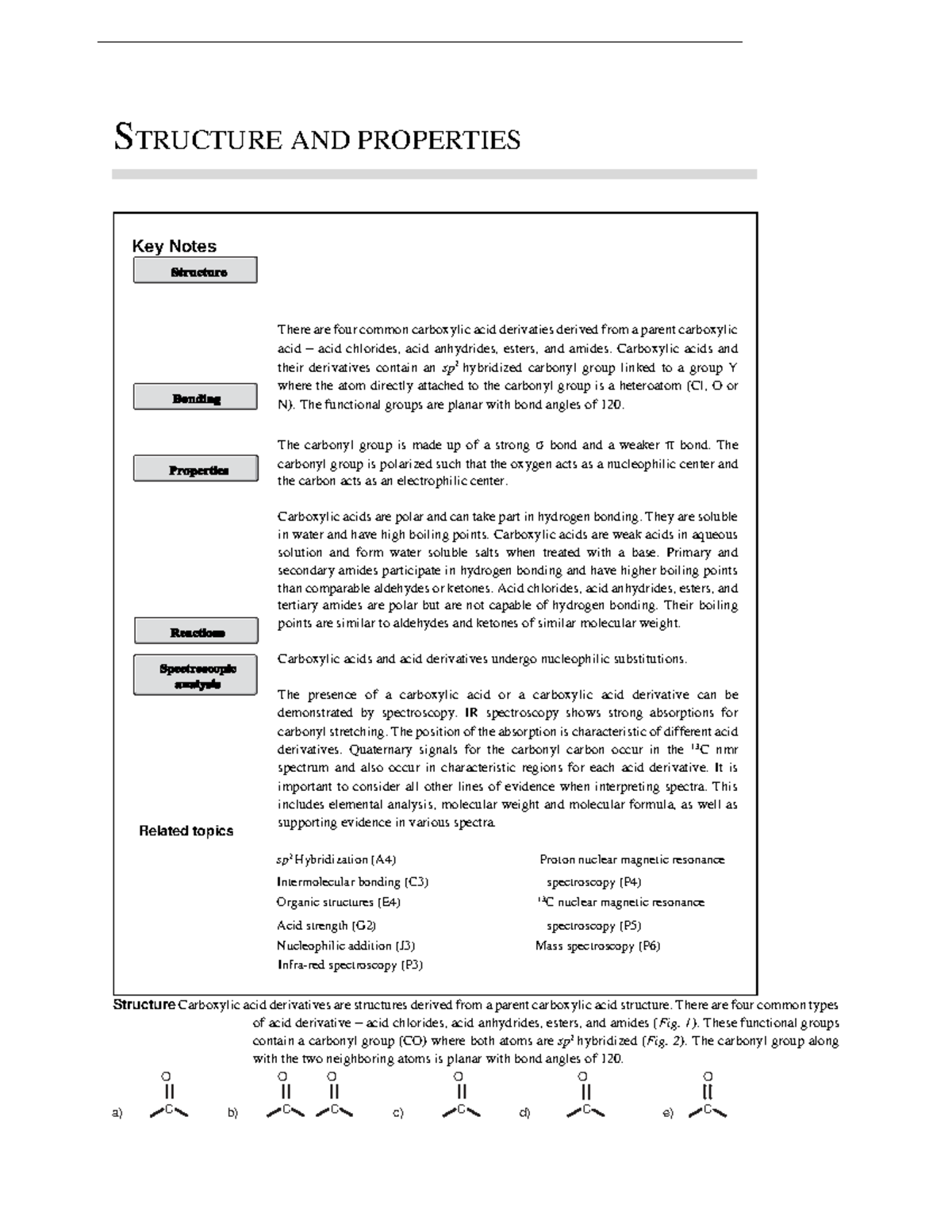 Structure AND Properties - STRUCTURE AND PROPERTIES Key Notes Related ...