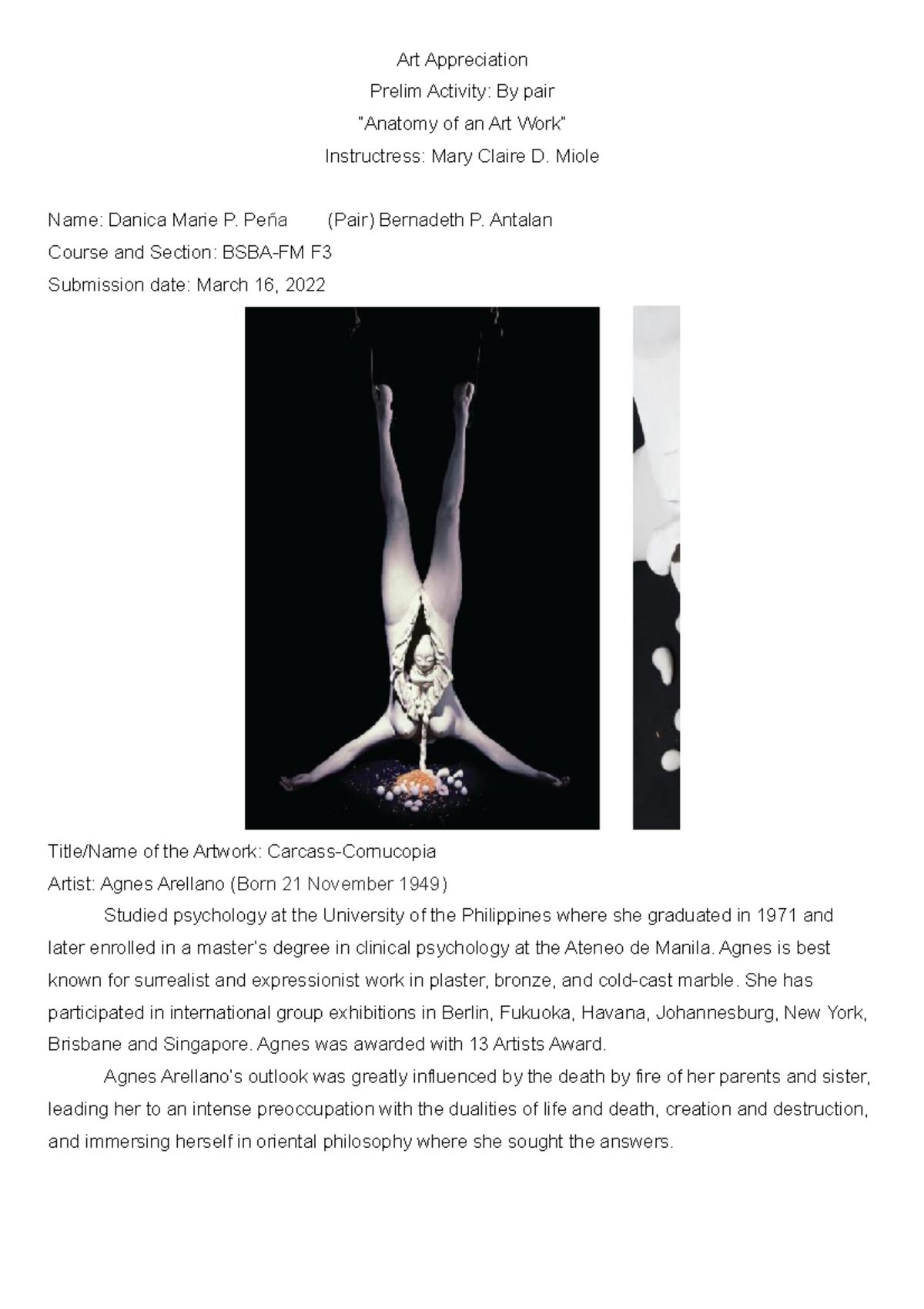 It Is All About Art And Business Education Art Appreciation Prelim Activity By Pair Anatomy it-is-all-about-art-and-business-education-art-appreciation-prelim-activity-by-pair-anatomy