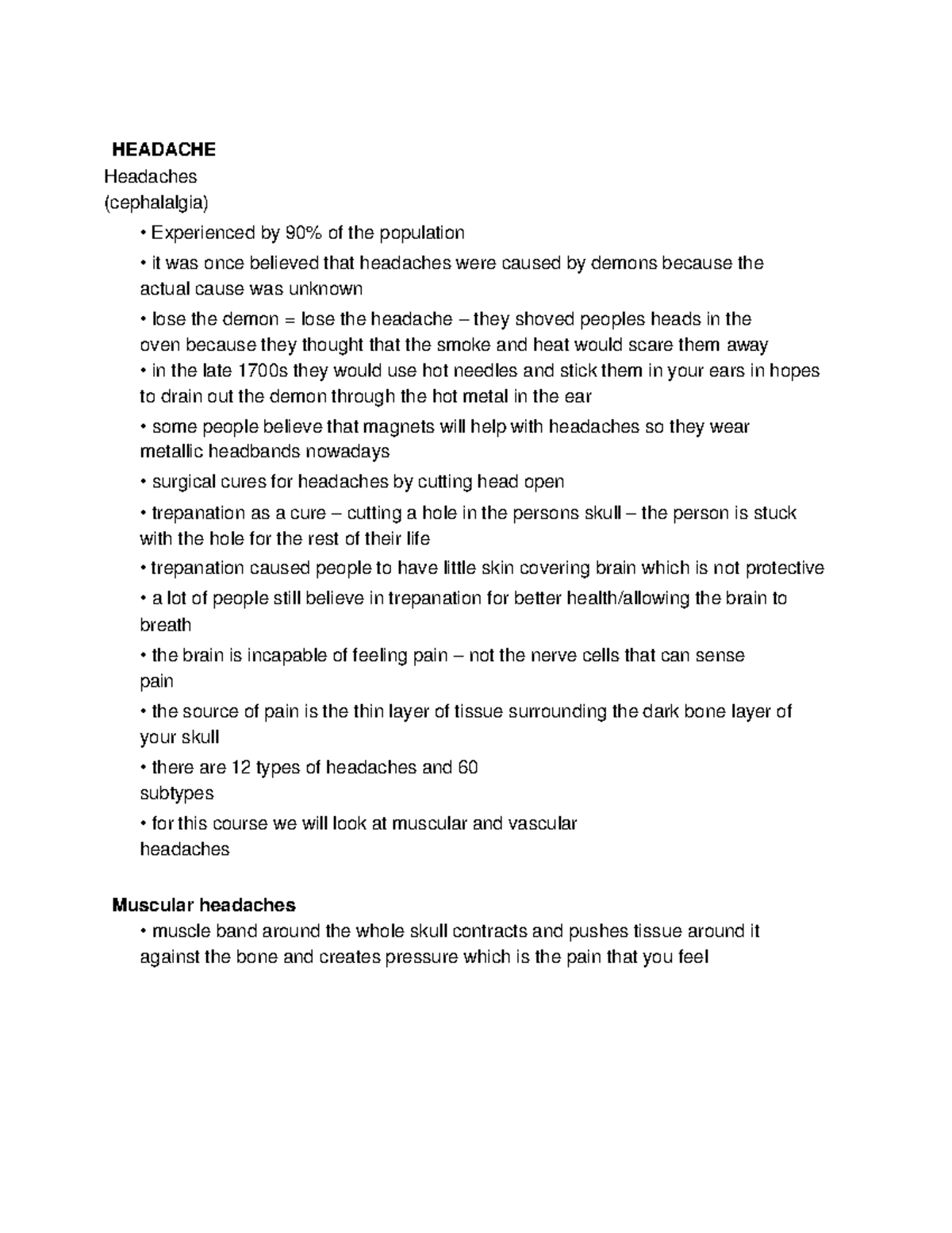 Headache - Headahce and types prescription - HEADACHE Headaches ...