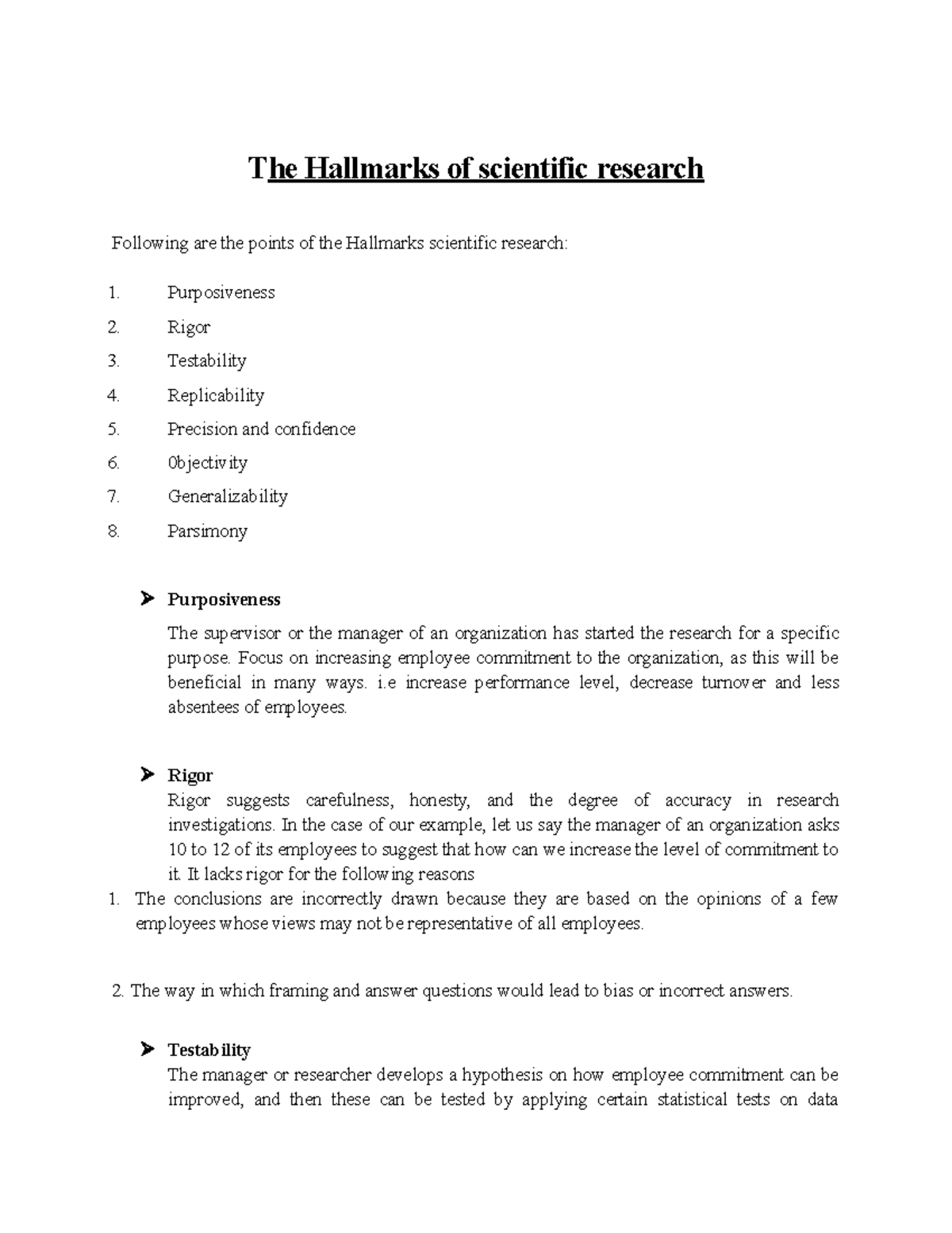 The Hallmarks of scientific research - The Hallmarks of scientific ...
