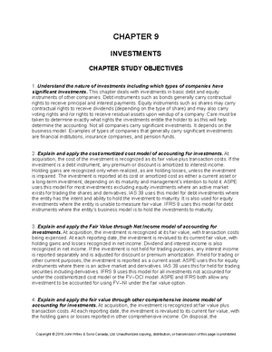 Chapter 5 Checklist Key Figures - CHECKLIST OF KEY FIGURES Chapter 5 ...