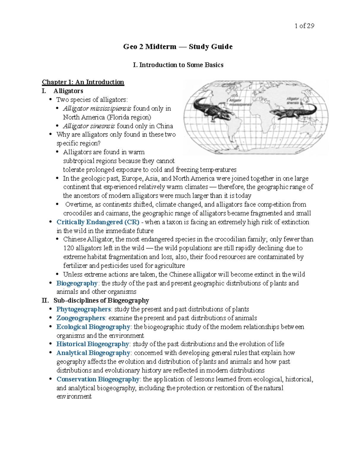 Geo 2 Midterm Study Guide (Chapters 1-6) - Geo 2 Midterm — Study Guide ...