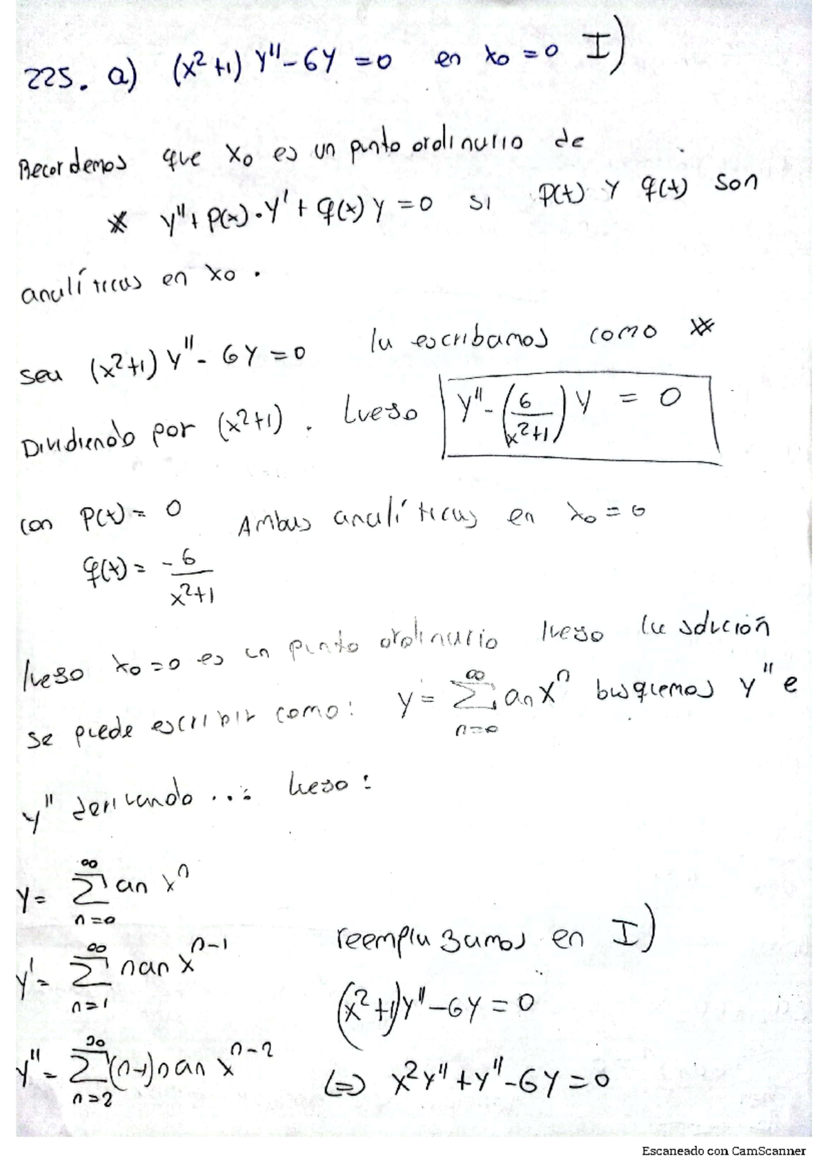 225.A guía cito - Guía de ejercicios de Citto - 225. a) en to I ...