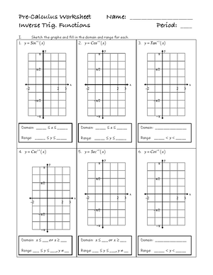 Trig Notes and Quizzes - Studocu