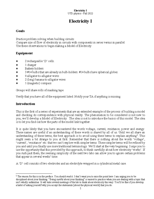 09.0 Multimeters - UTD physics - Fall 2022 Multimeters Goals Practice ...