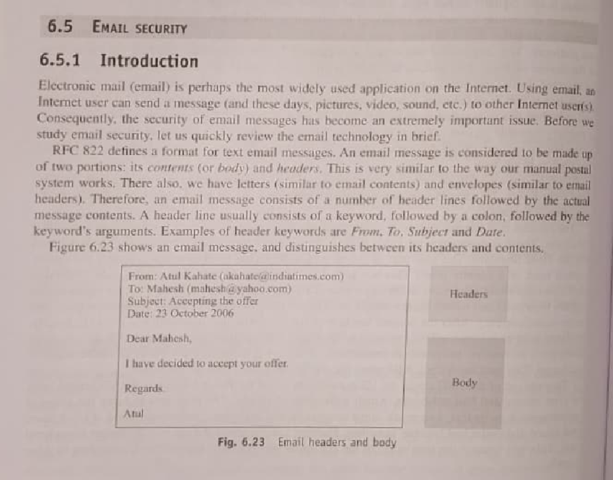 Email Security - NIS - Diploma in Computer Engineering(CO) - Studocu