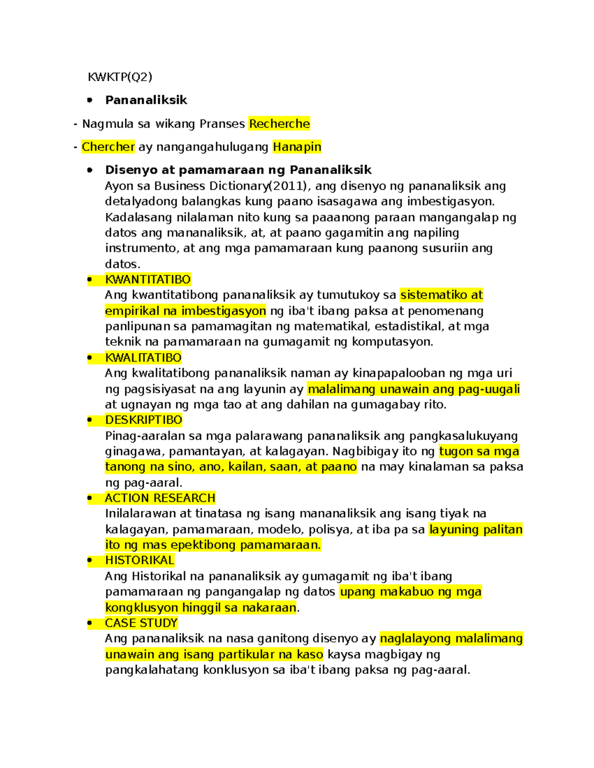 Kwktp-Reviewer Q 2 - Summary PNU Let Reviewer - Professional Education ...