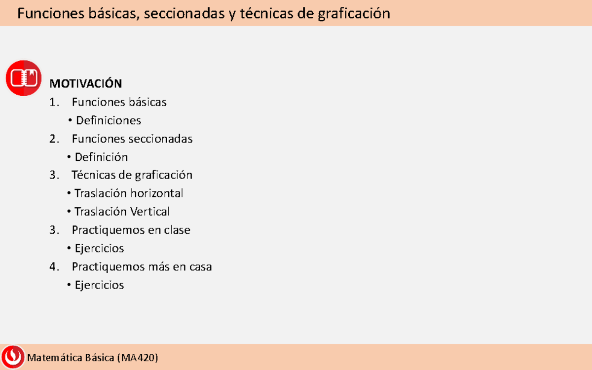 12. Funciones básicas, seccionadas y TG parte 1 PPT - Funciones básicas, seccionadas y técnicas ...