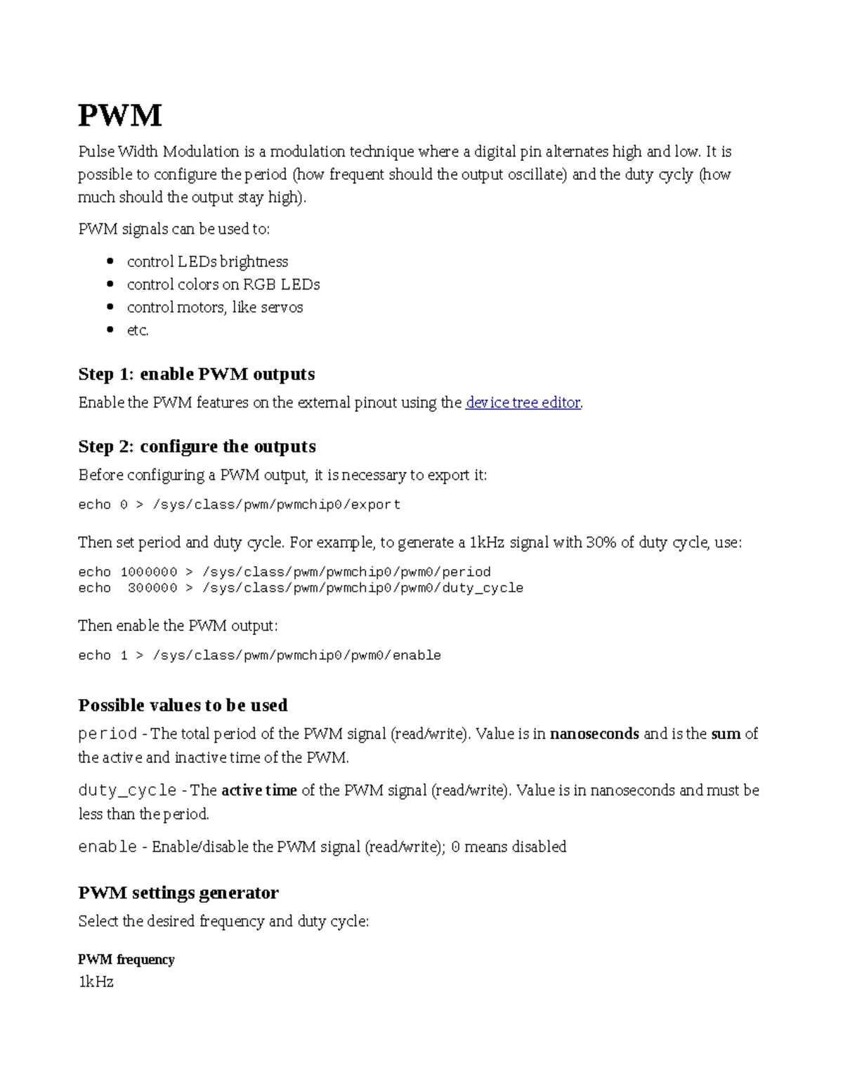 Practica PWM - PWM Pulse Width Modulation is a modulation technique ...