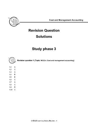 BASE - QUESTION PAPER - Page 1 of 7 Cost and Management Accounting ...