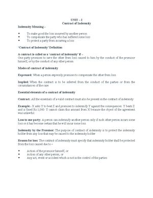 Contract 2 - few questions and answers - what are essential features of ...