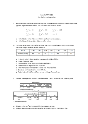 Tutorial 3- One Way Anova - Exercise on ANOVA A dietition wanted to ...