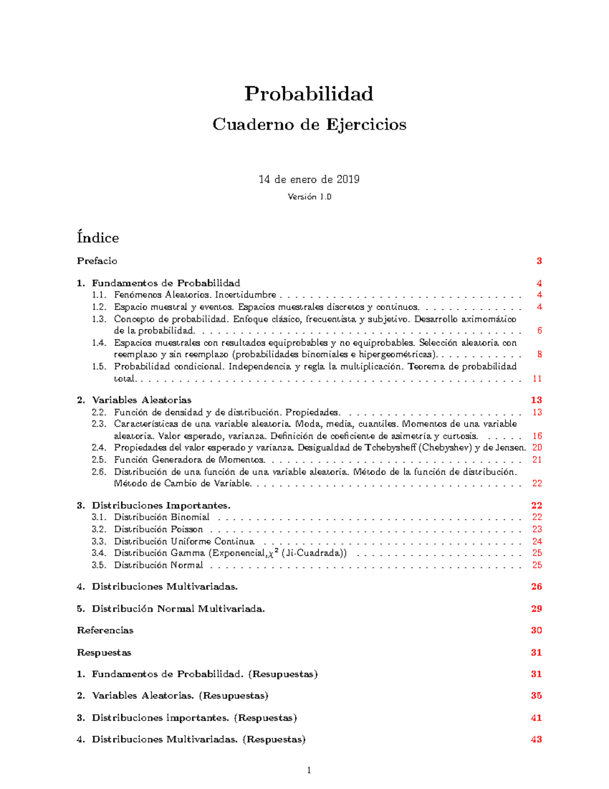 Hojas De Trabajo De Probabilidad En Formato Pdf Con Soluciones