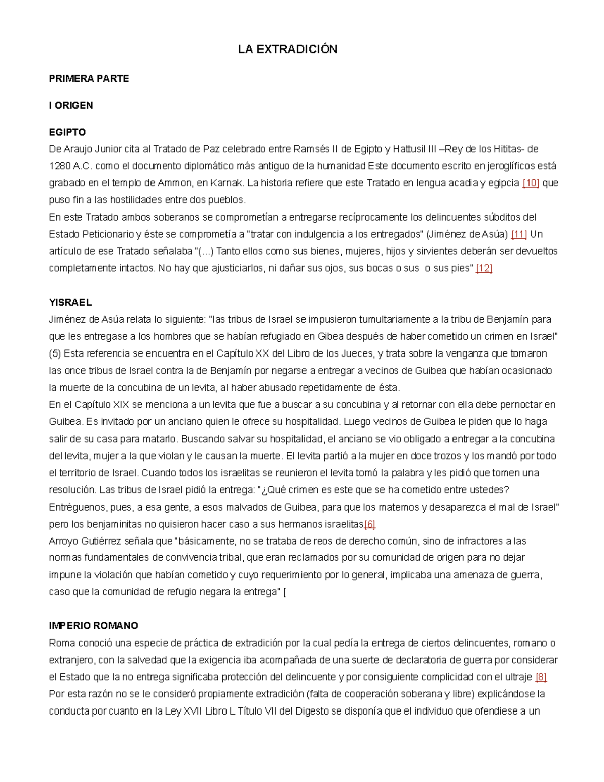 LA Extradicion - Apuntes 1,10 - Derecho - Studocu
