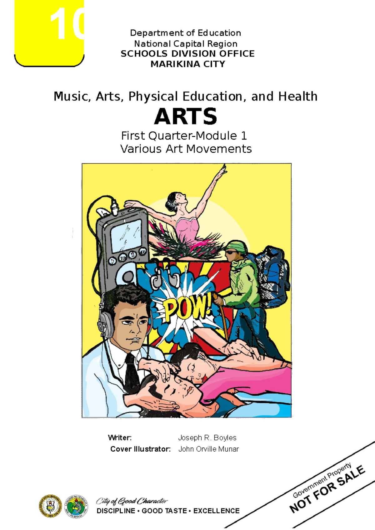 ARTS Grade-10 QRT1 Module 1 - 10 Department of Education ...