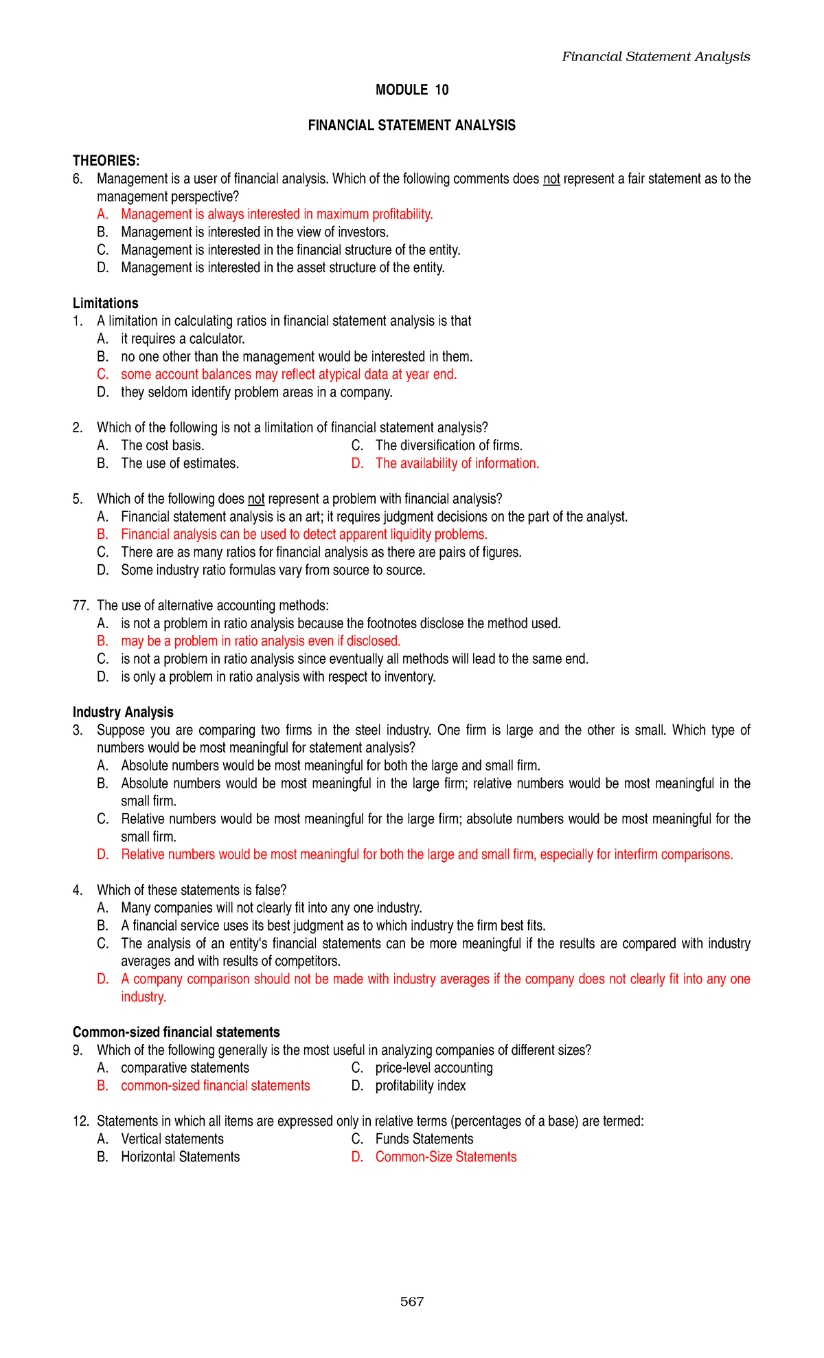Others WALK IN Norsu MAS Finals 12 x10 Financial Statement Analysis ...