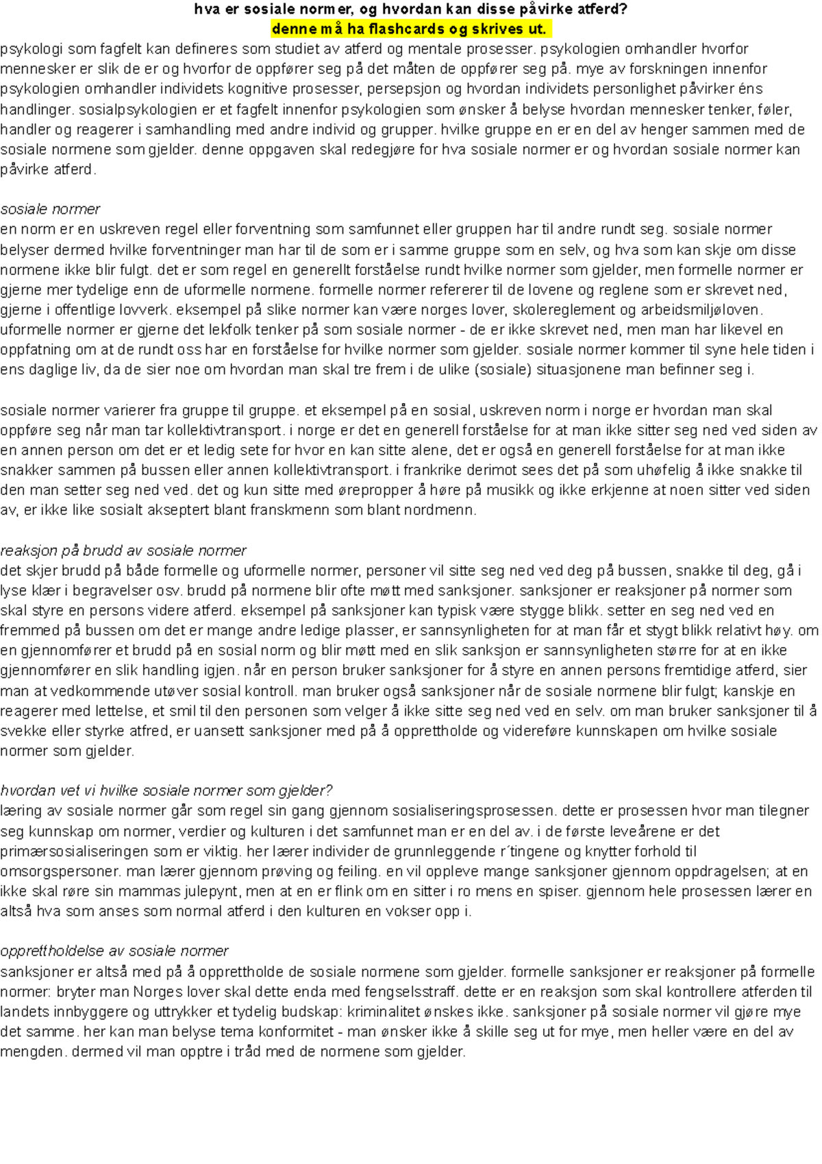 112 sosiale normer - hva er sosiale normer, og hvordan kan disse ...