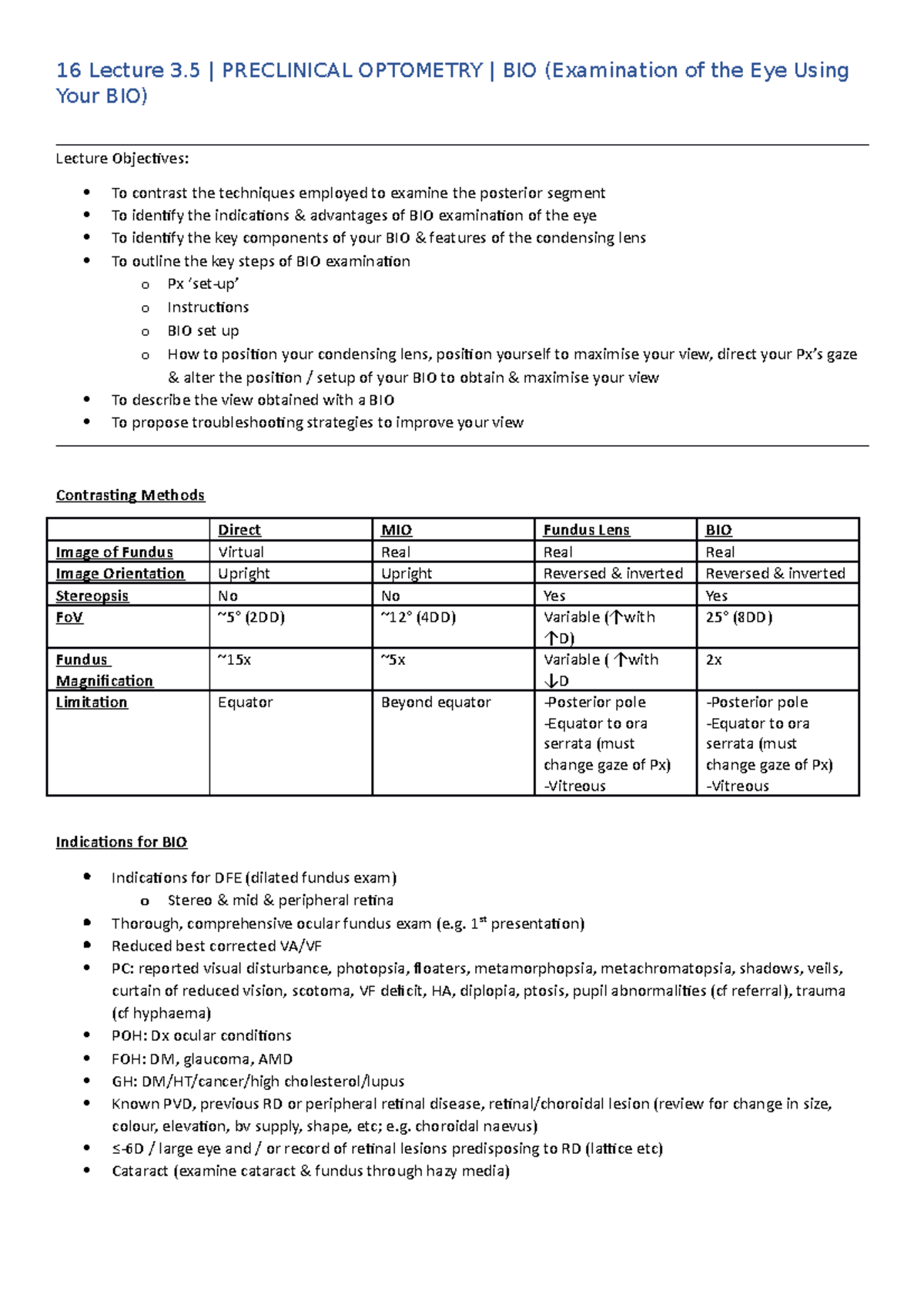 16 3.5 BIO (JJL) - Lecture notes 16 - 16 Lecture 3 | PRECLINICAL ...