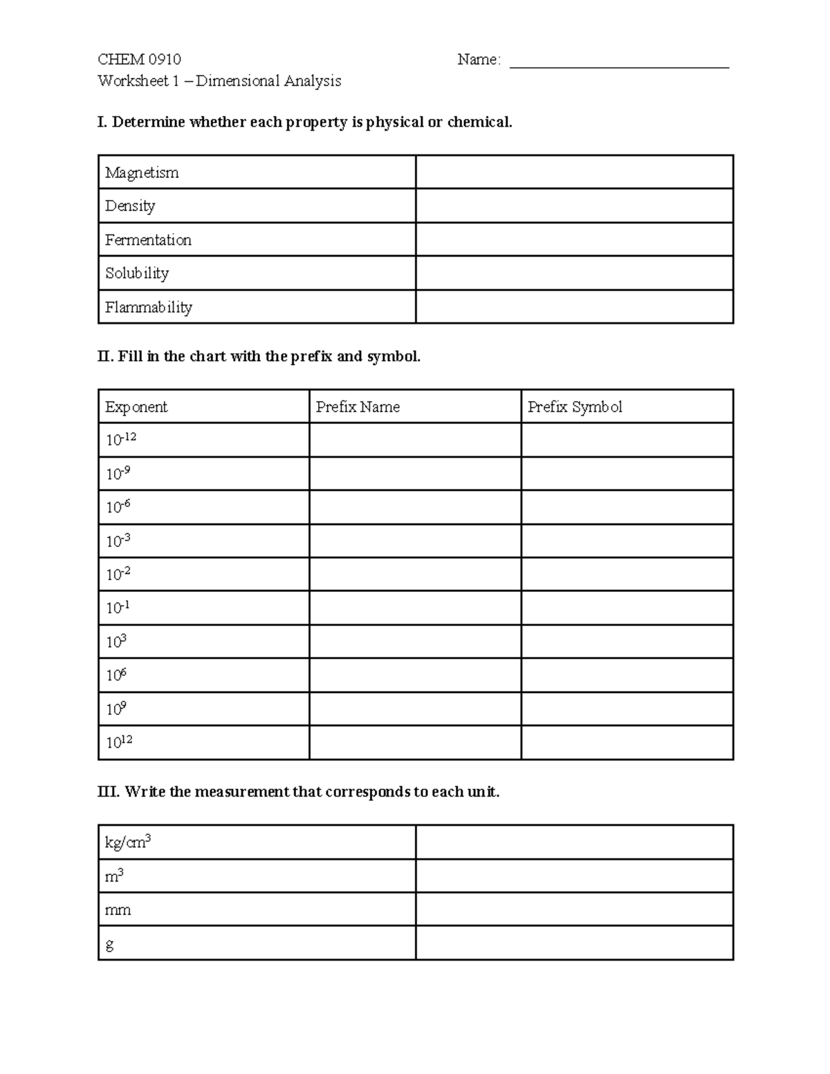 WS 1 Measurements And Dimensional Analysis Worksheet 1 ws-1-measurements-and-dimensional-analysis-worksheet-1