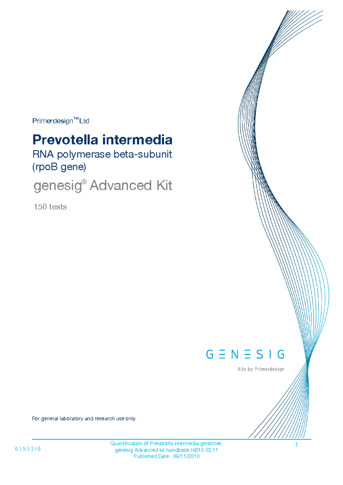 P intermedia - biochem - RNA polymerase beta-subunit (rpoB gene ...