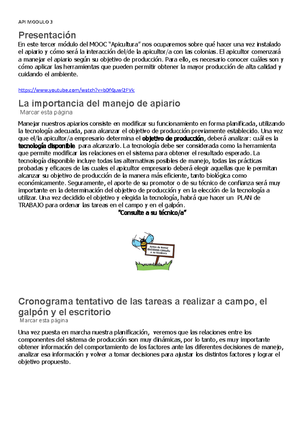 API Modulo 3 - API MODULO 3 Presentación En este tercer módulo del MOOC ...