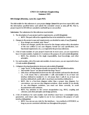 M2 Frontend And Backend - CPEN 321 Software Engineering Summer 2022 M2 ...