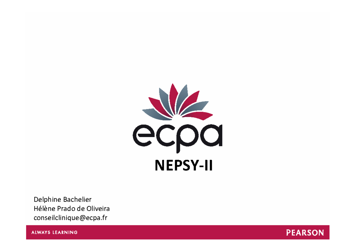 Nepsy-2 PDF1 - Résumé The Art of Debugging with Gdb Ddd and Eclipse - NEPSY-II Delphine - Studocu