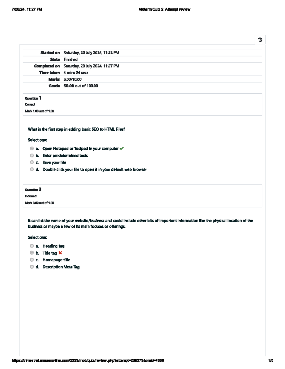 Midterm quiz2UGRD-COMP6103 Current Trends and Issues - 11:27 PM Midterm ...