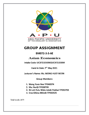 Strategic Management Individual Assignment - TABLE OF CONTENT I: - Studocu