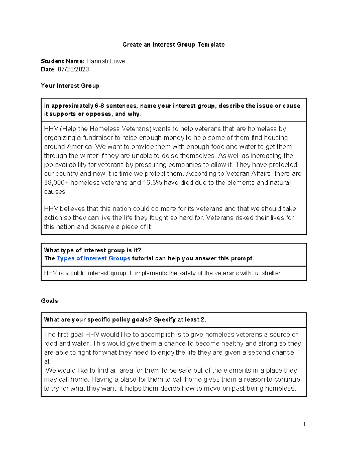 Create an Interest Group Template - Create an Interest Group Template ...