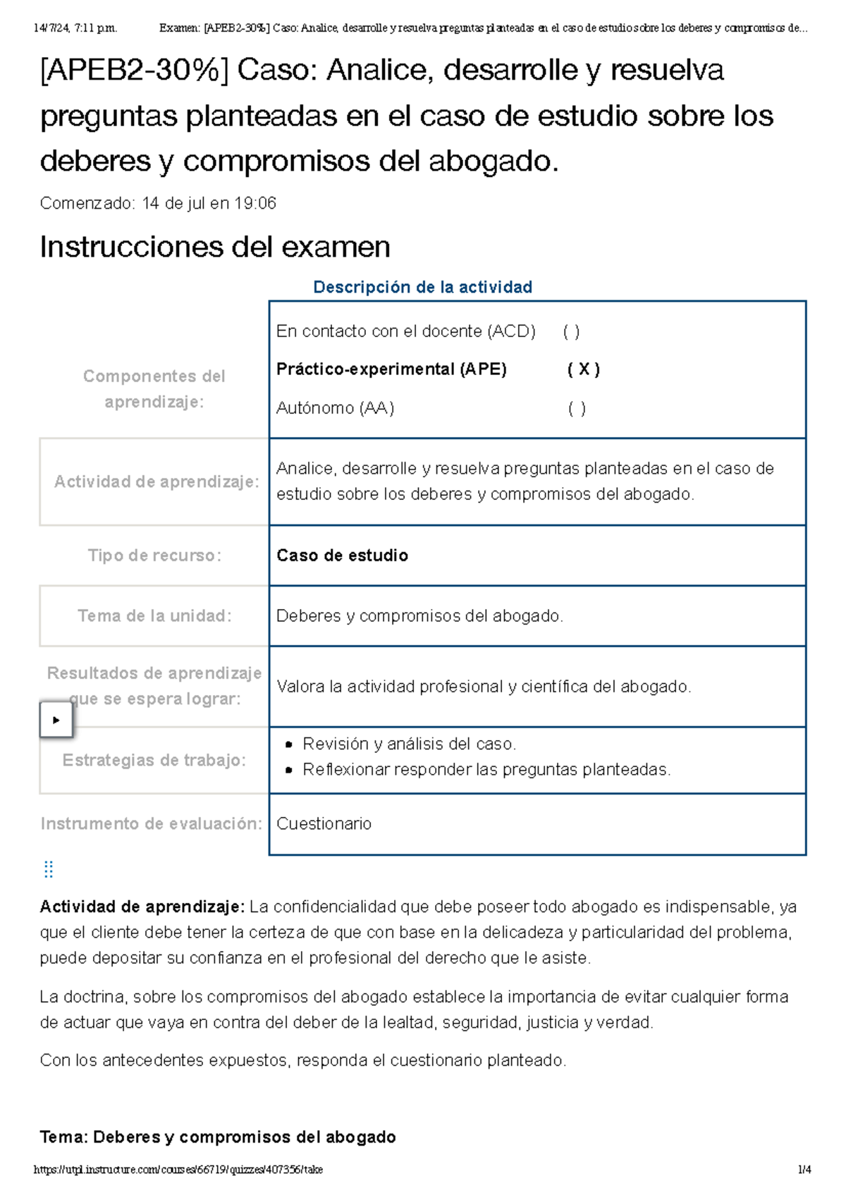 [APEB2-30%] Caso: Analice, desarrolle y resuelva preguntas planteadas - Comenzado: 14 de jul en ...
