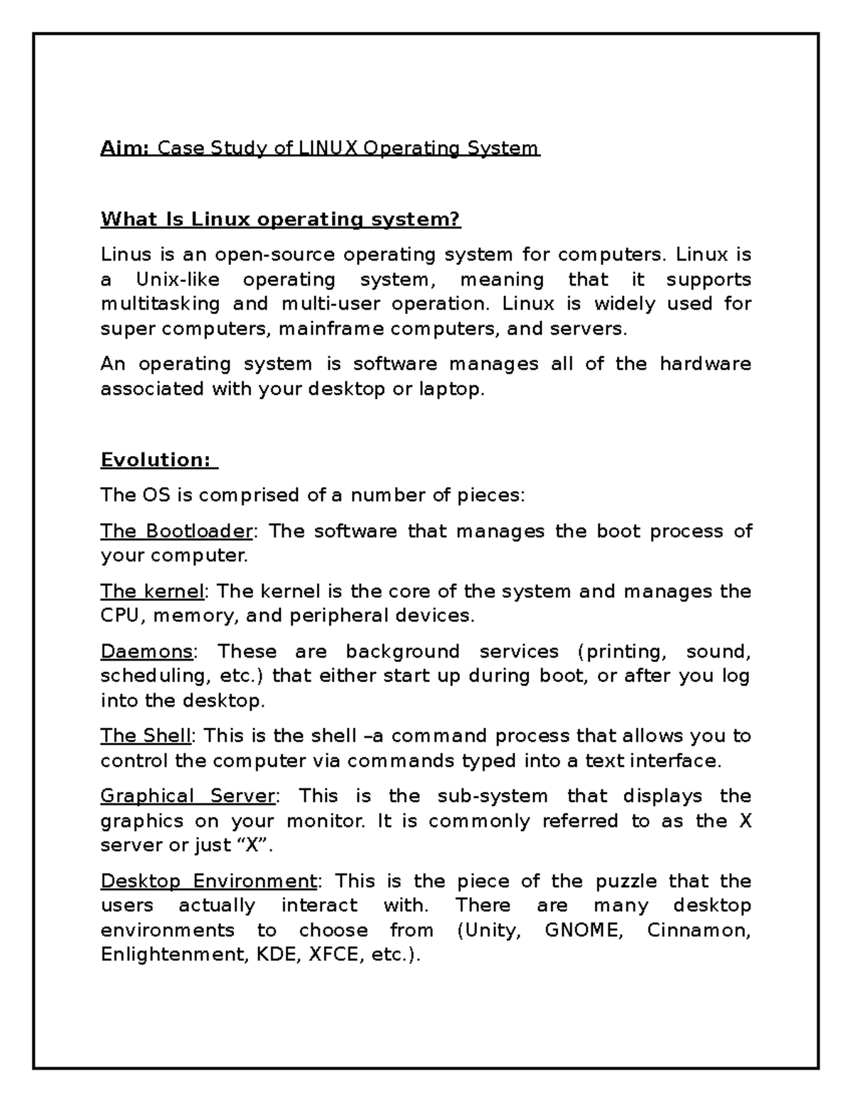 1901060007 Linux Labfile - Introduction to management - Studocu