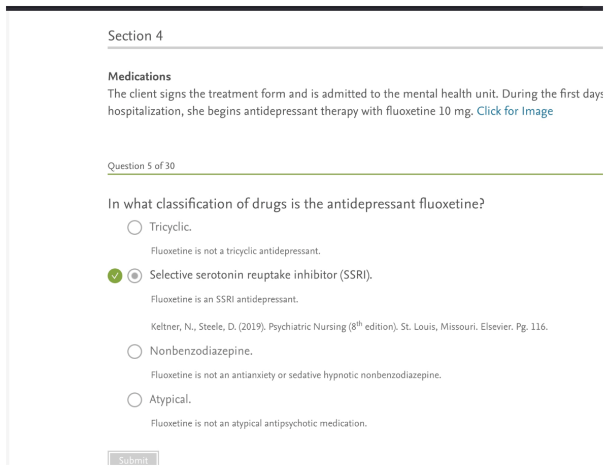HESI Remediation Case Study - Depression - Section 4 Medications The ...