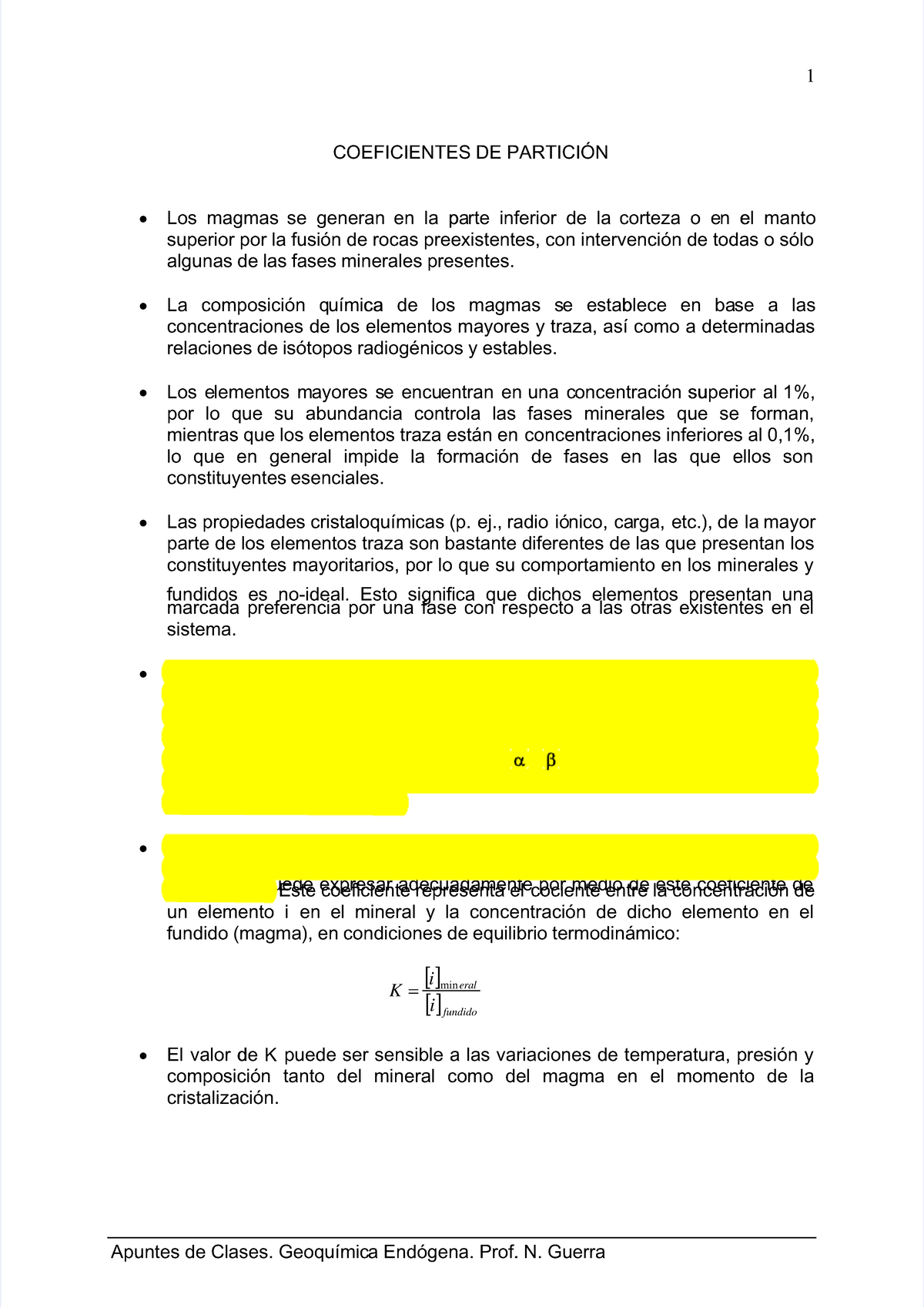 Coeficiente de Particion - Geoquimica - == @NGOC@CGI\GP @NGOC@CGI\GP LG ...