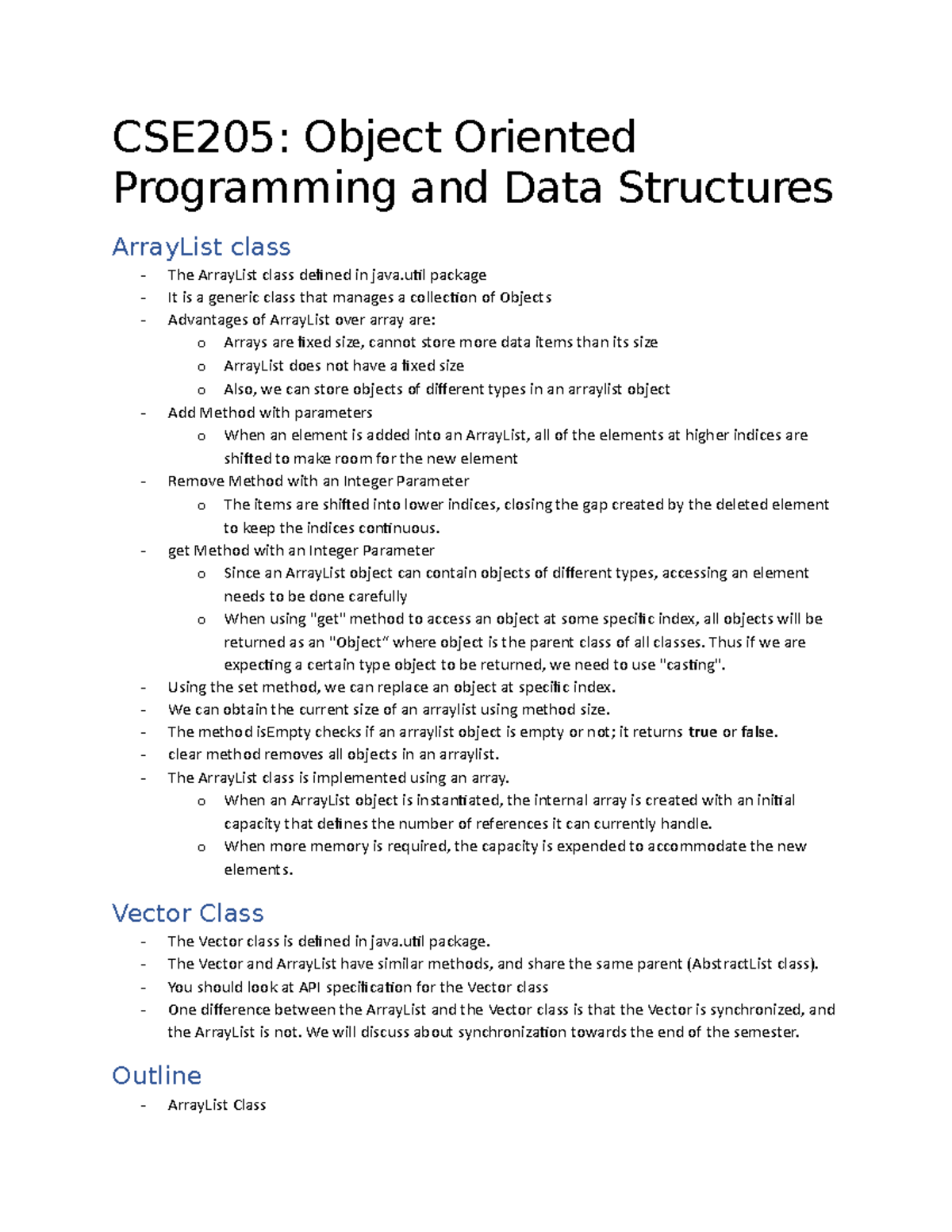 Lecture Week 3 Cse205 Object Oriented Programming And Data 1697
