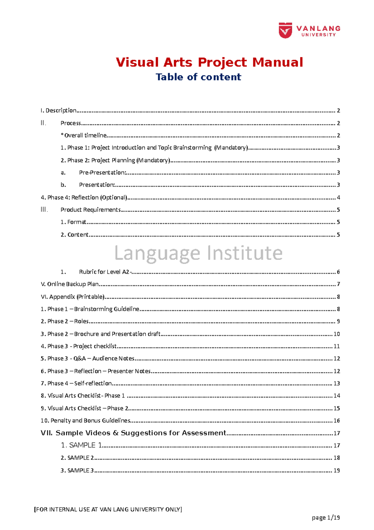 Anh-văn-2 Editable-PBA-Manual-Visual-Arts-Project - Visual Arts Project ...