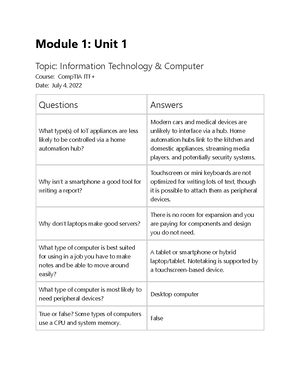 Module 2 Unit 3 - Programming & App Development - Module 2: Unit 3 Topic: Programming & App ...