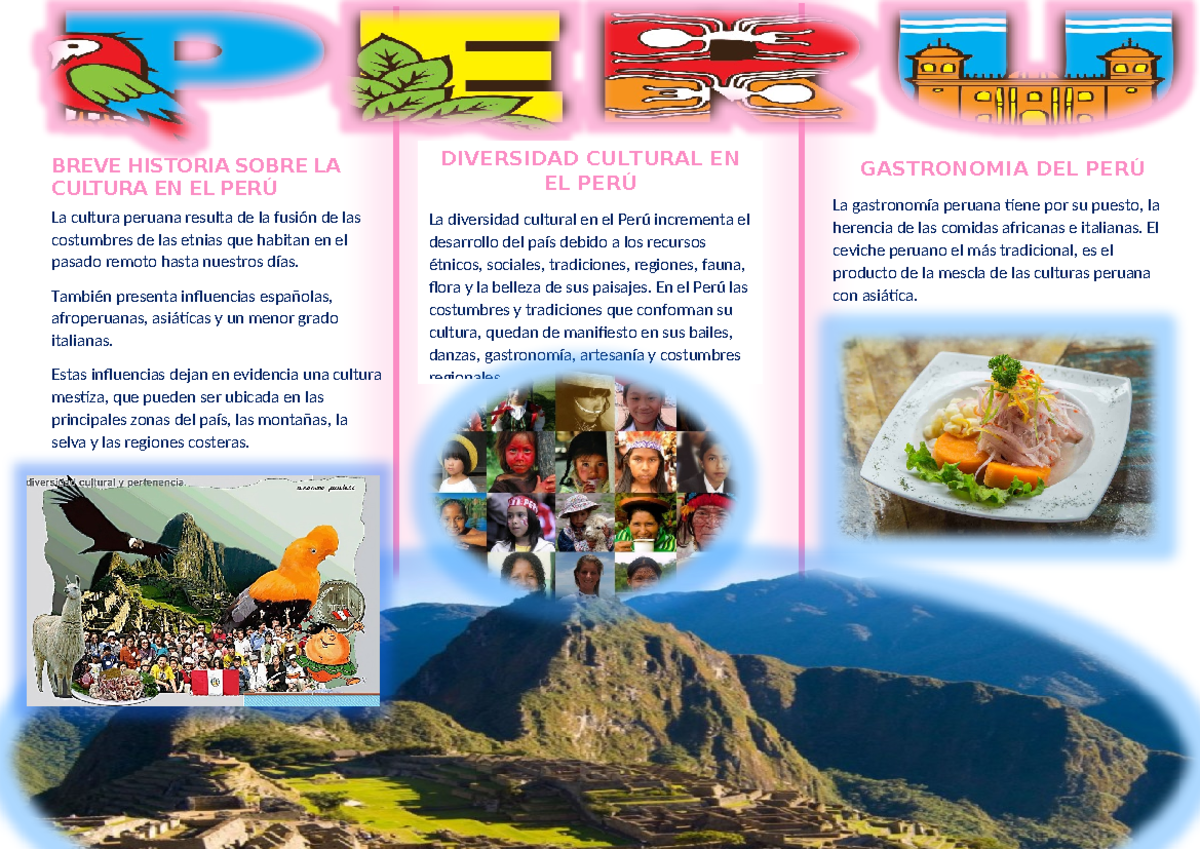 Breve Historia Sobre LA Cultura EN EL PERÚ - DIVERSIDAD CULTURAL EN EL ...
