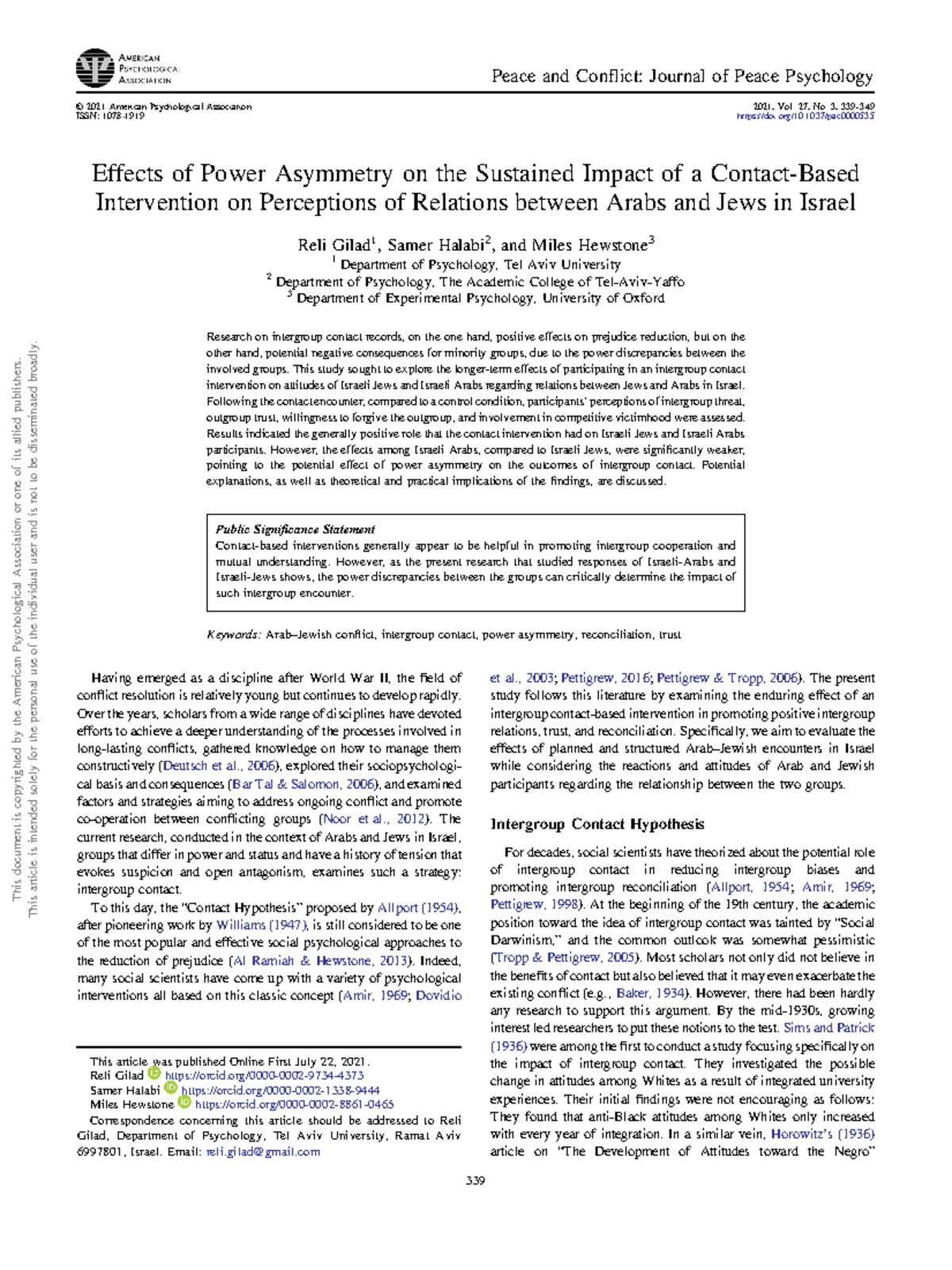 Article 2 - lecture - Effects of Power Asymmetry on the Sustained ...