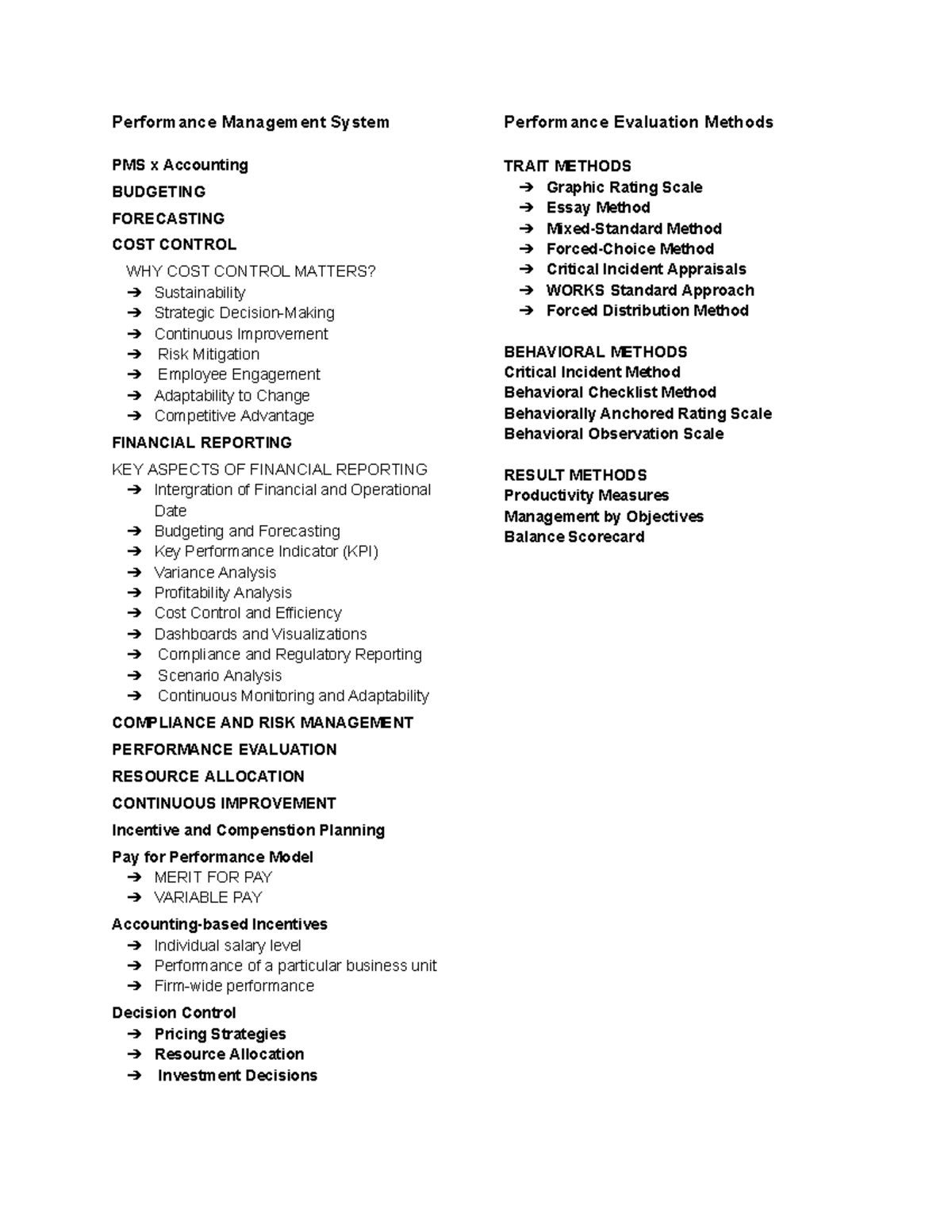 Performance Management Systems - Studocu