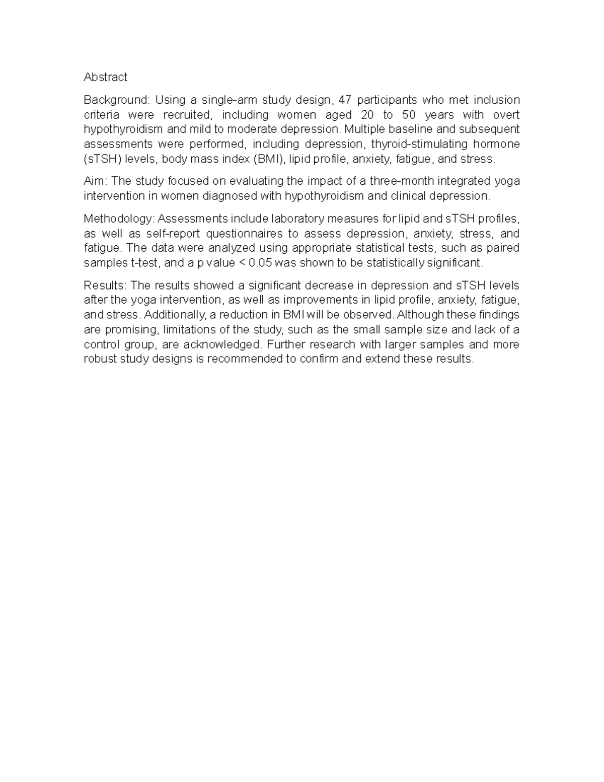 Abstract - Abstract Background: Using a single-arm study design, 47 ...