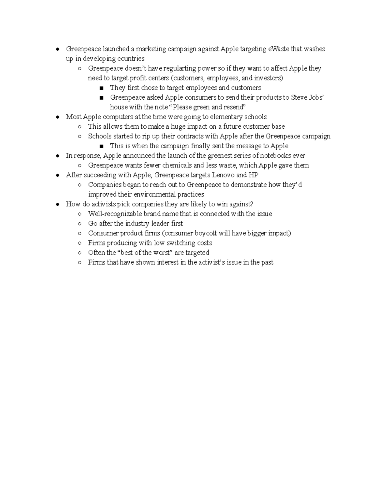 Apple Case - Greenpeace launched a marketing campaign against Apple ...