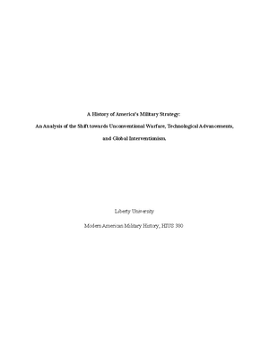 Mid-Term Essay Assignment Instructions - HIUS 380 MID-TERM ESSAY ...