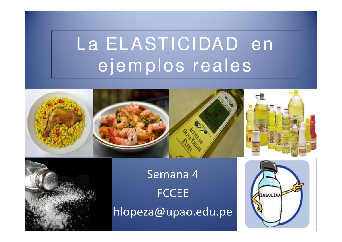 Elasticidad EJE - Microeconomía I - La ELASTICIDAD en ejemplos reales ...