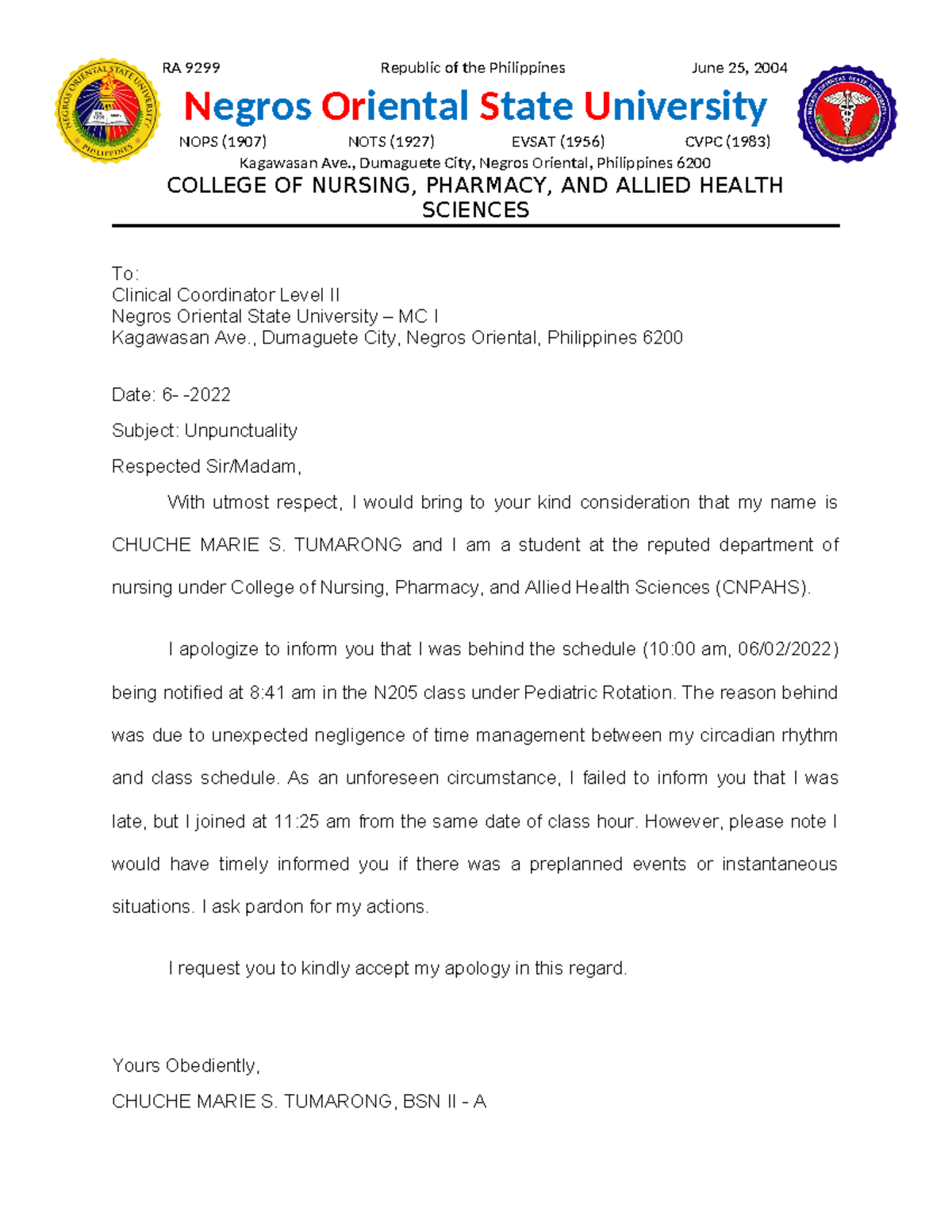 huhuhuhuh huhuhuhu huhuhuhu - RA 9299 Republic of the Philippines June ...