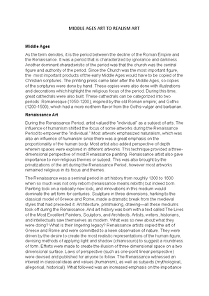 ART Appreciation Modified Syllabus - ART APPRECIATION ####### COURSE ...